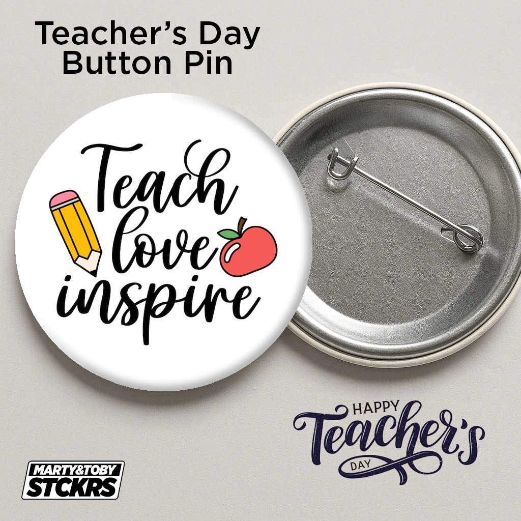 Teacher's Day Button Pin (58mm) | Shopee Philippines