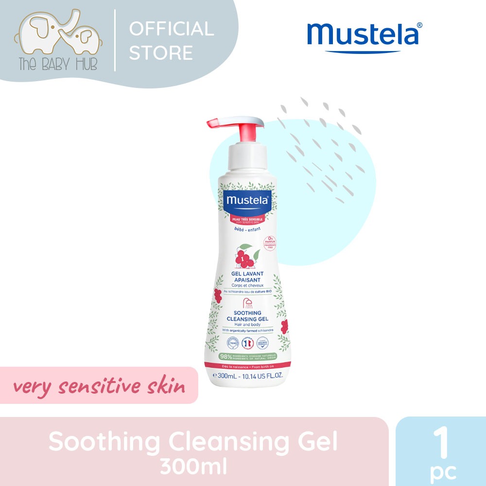 Mustela No-Rinse Soothing Cleansing Water 300ml (Very Sensitive Skin ...