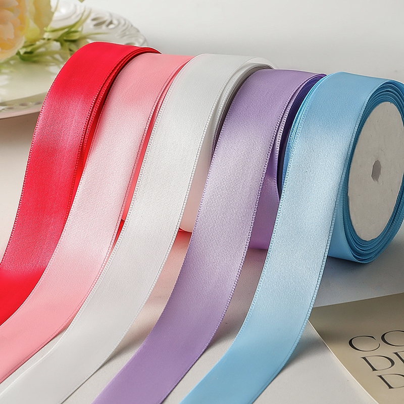 Ribbon (25 yards) Satin Ribbon Gift Packaging Ribbon Flower Making DIY ...