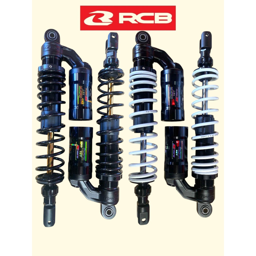 RCB SHOCK ABSORBER ADV160 FLOW-S (G-BK) 395MM BLACK/WHITE | Shopee ...