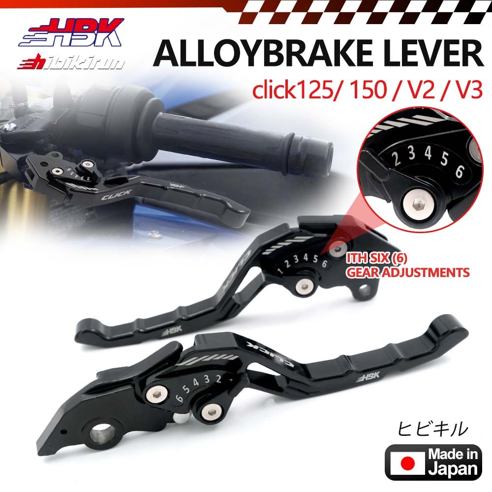 Brake Lever Set for Honda Click V2/V3 with Durable CNC Alloy and 6 Gear ...