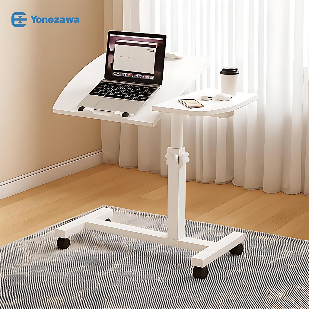 YONEZAWA Adjustable Laptop Table Foldable Computer Desk Mobile Desk 360 ...