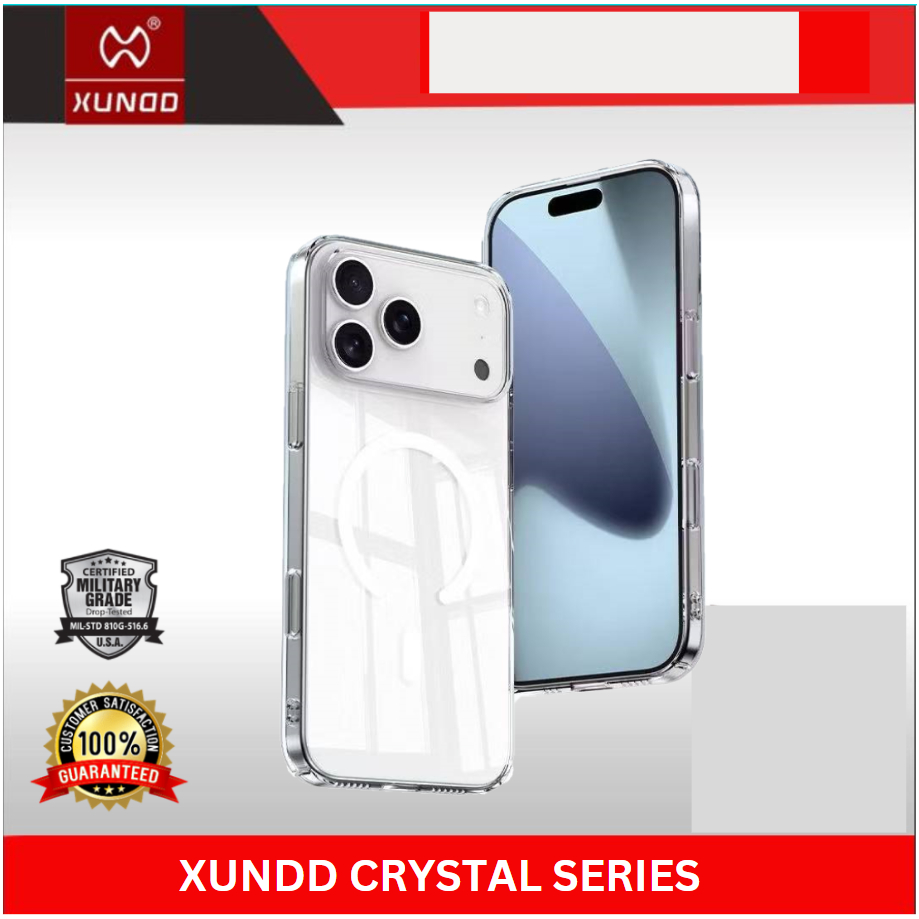 XUNDD ICE Crystal Magnet Case IPHONE 17 PRO MAX / AIR 17 | Shopee ...