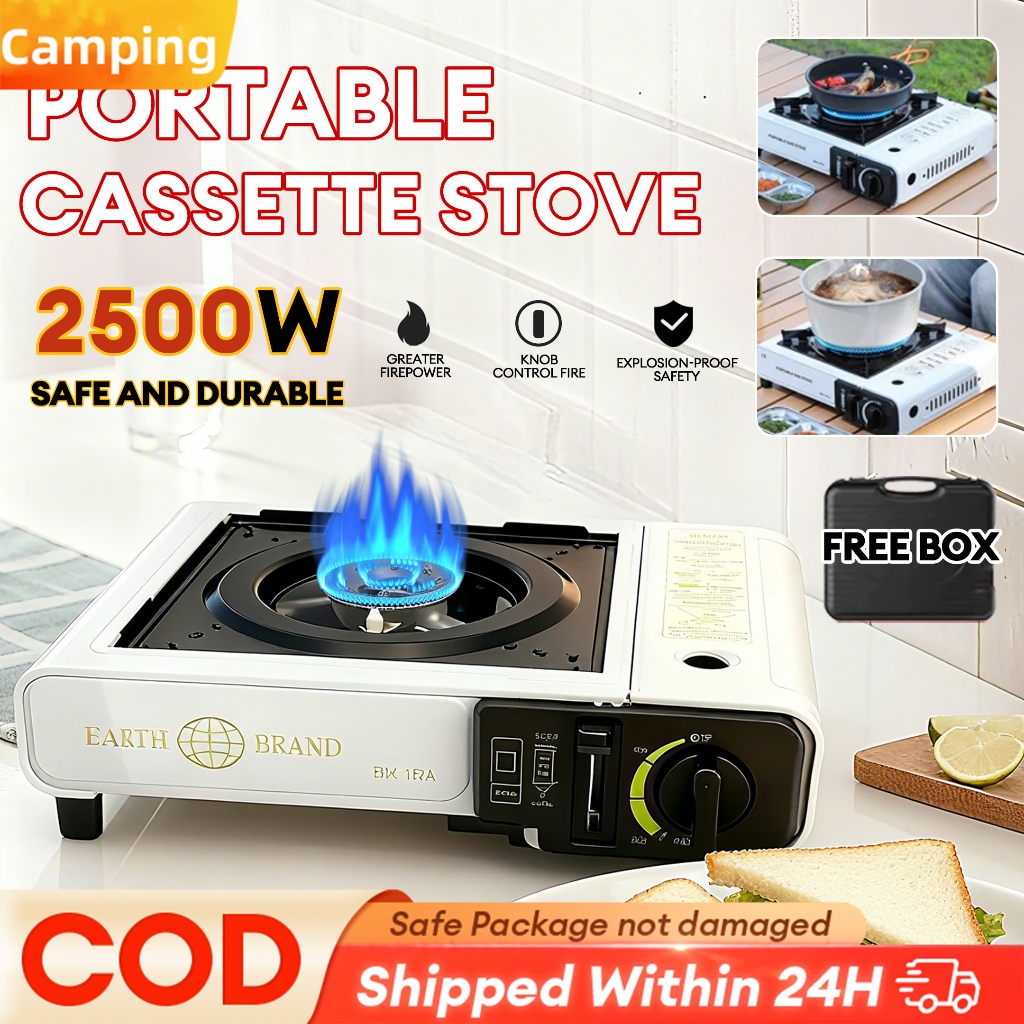 ⭐Free Box⭐Butane Stove Portable Outdoor Camping Butane Gas Stove Picnic ...