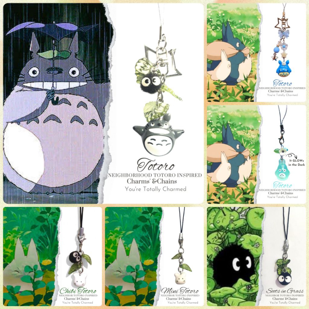 PERSONALIZED Studio Ghibli inspired Neighbor Totoro lanyard holder ...