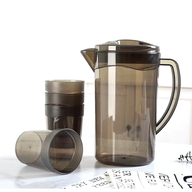 Plastic Pitcher Set with 4 Cups High quality water pitcher - h003 ...