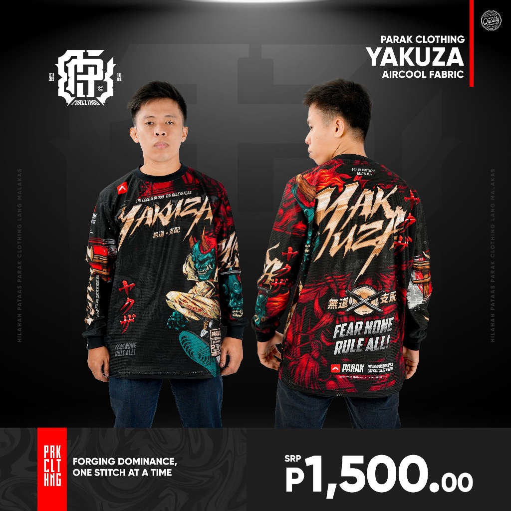 Parak Clothing Yakuza Aircool Riding Jersey | Shopee Philippines