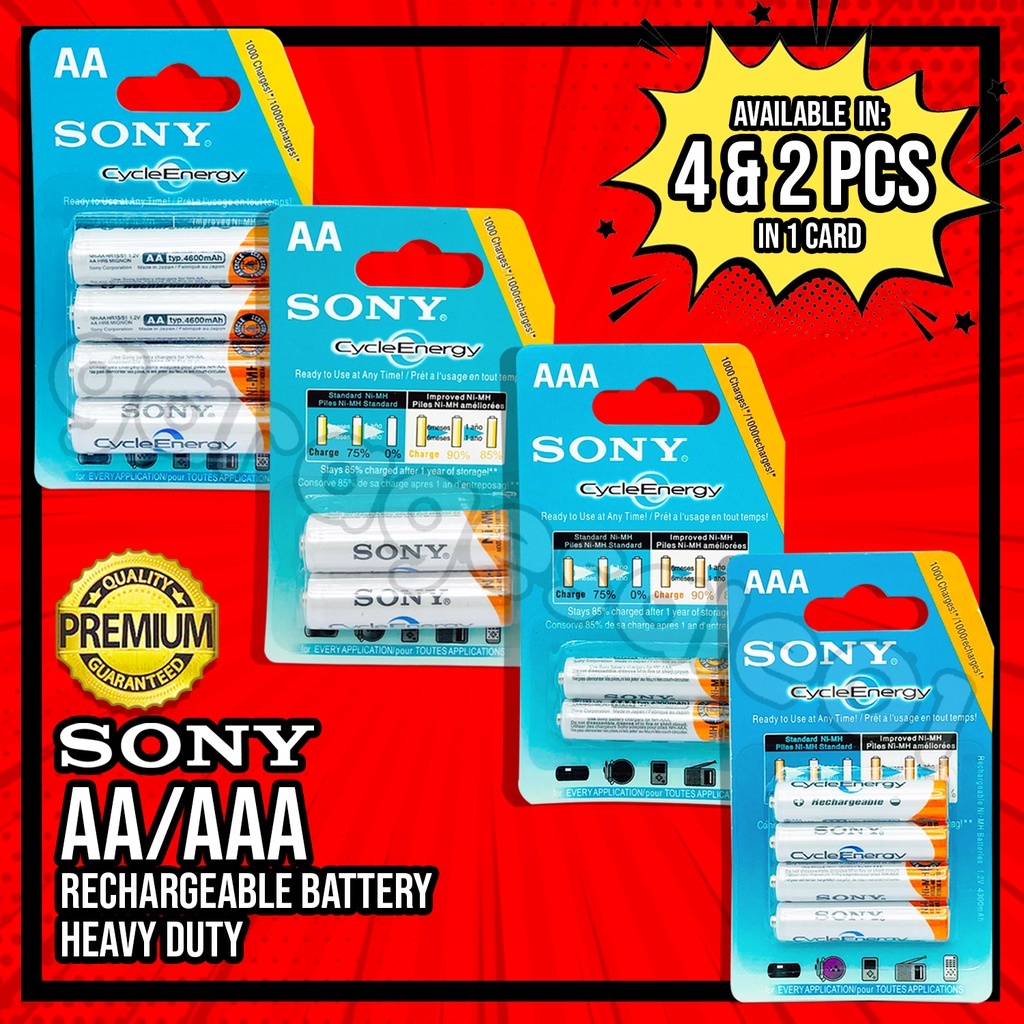 Shop aa battery rechargeable for Sale on Shopee Philippines