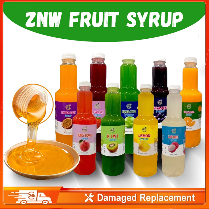 ZNW fruit syrup Fruit soda syrup Strawberry syrup Brown sugar syrup ...