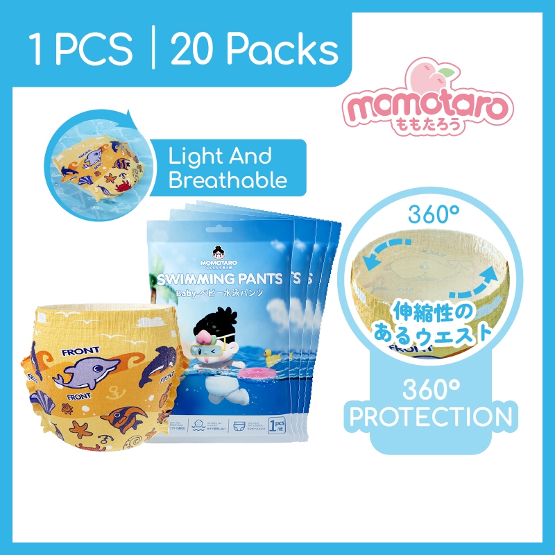 Japan Momotaro Baby Disposable Swim diaper-Waterproof,Poop-Leakproof ...