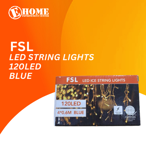 FSL String Light 120 LED Blue (4 x 0.6M) | Shopee Philippines