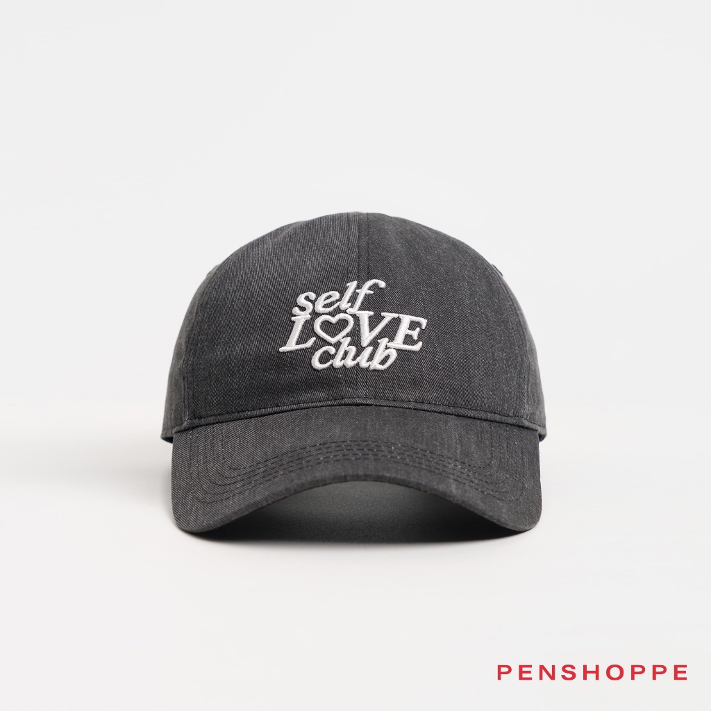 Penshoppe Varsity Cap with Embossed Embroidery Branding (Dark Gray ...