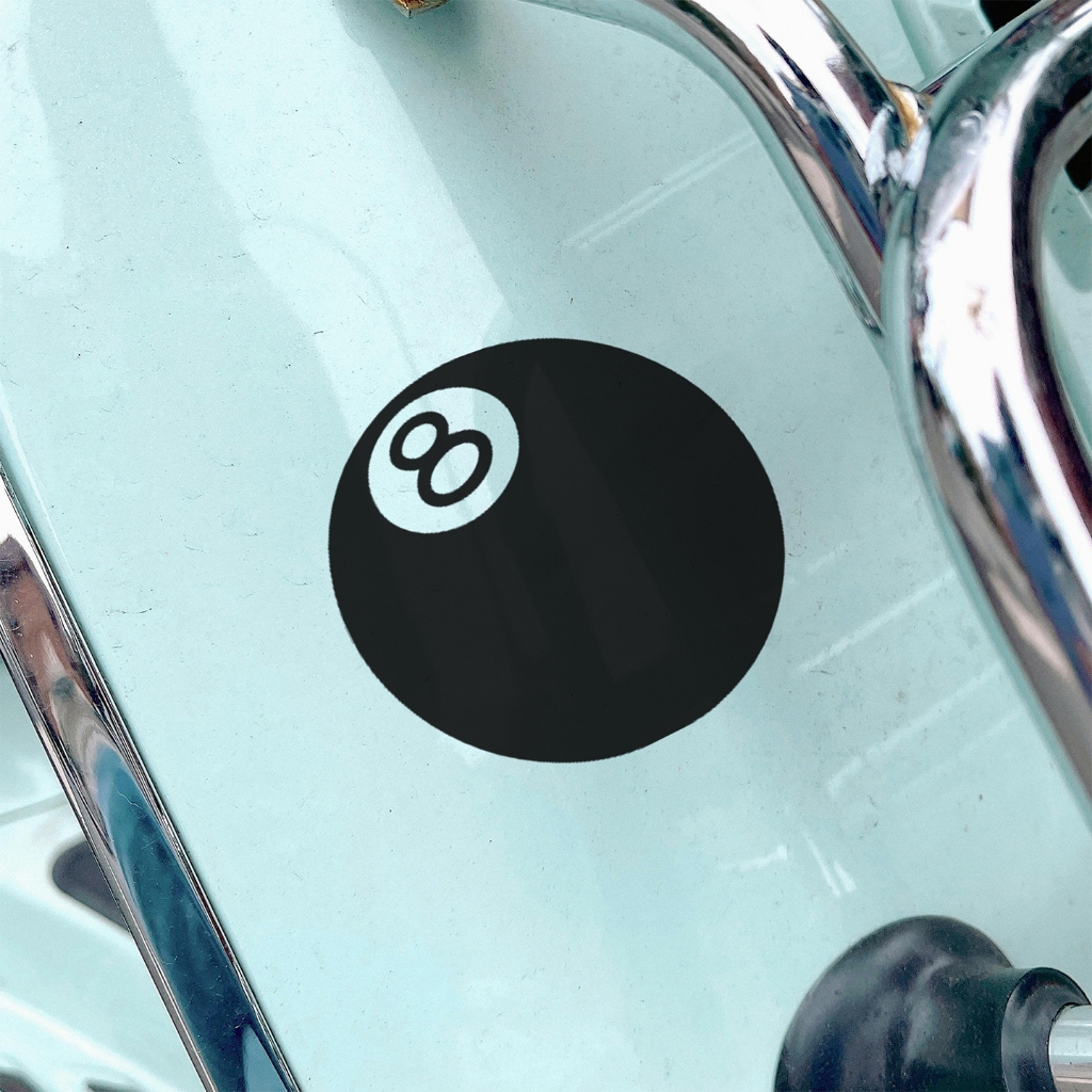 8 Ball Stussy Sticker for Motorcycle Stickers Waterproof Decals ...