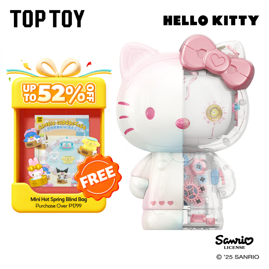 TOP TOY Hello Kitty Collective Colored Big Figure Cyber Design Sanrio ...
