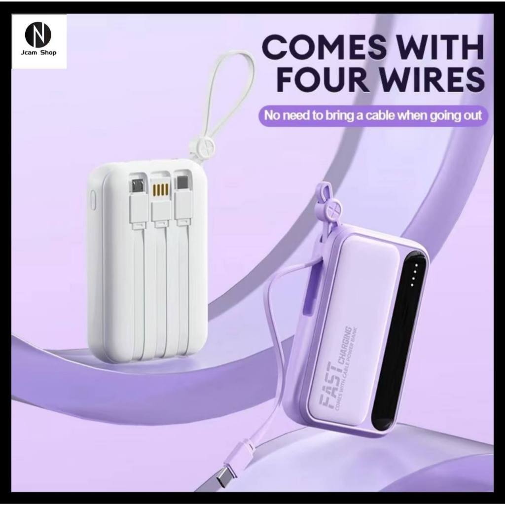 Jcam DX242 4in1 20000mAh Portable Powerbank with Fast Charging Built-in ...