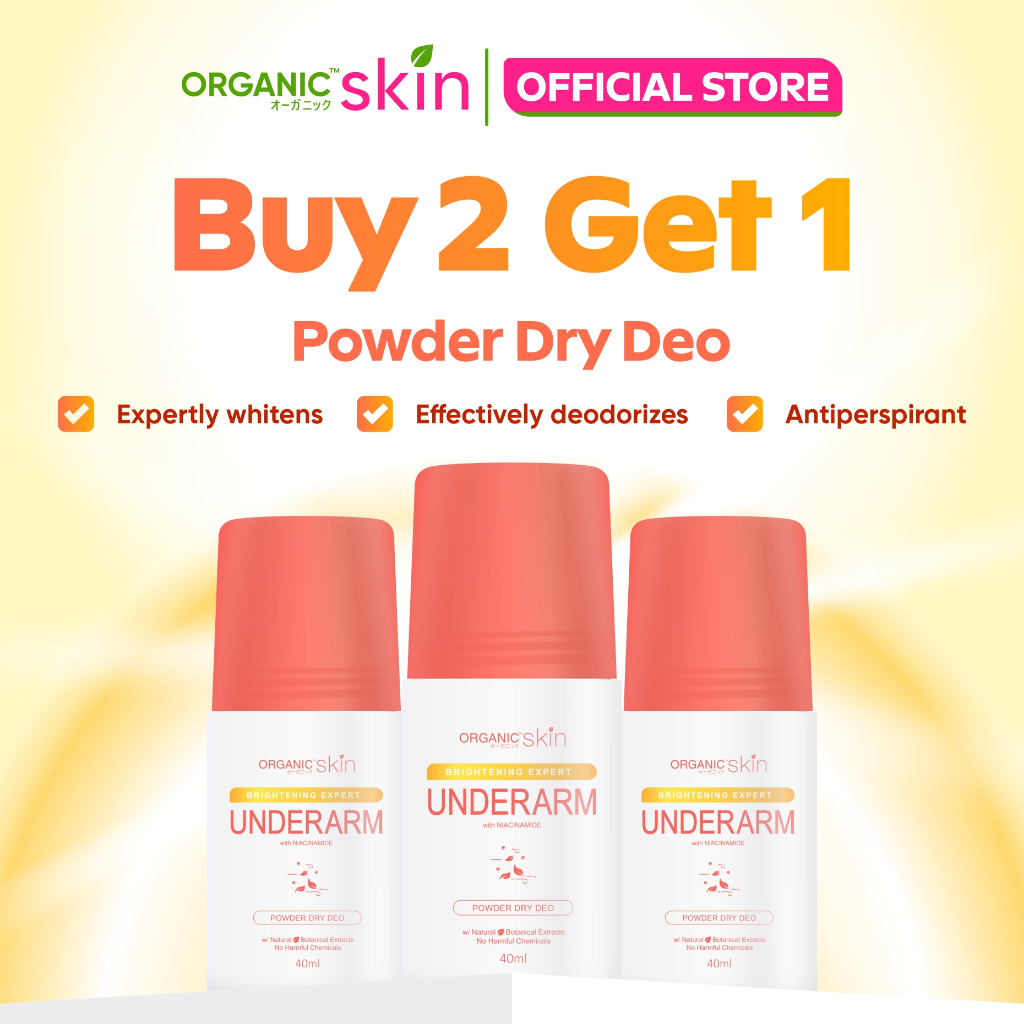 Organic Skin Japan Intensive Whitening Underarm Powder Dry Deodorant ...