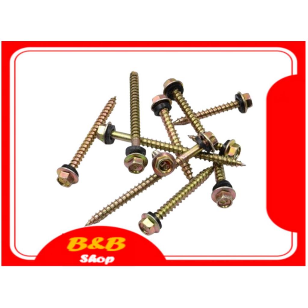 Euro Ace Tex Screw For Wood sold per pack 45mm-1 3/4 * 65mm-2 1/2 ...