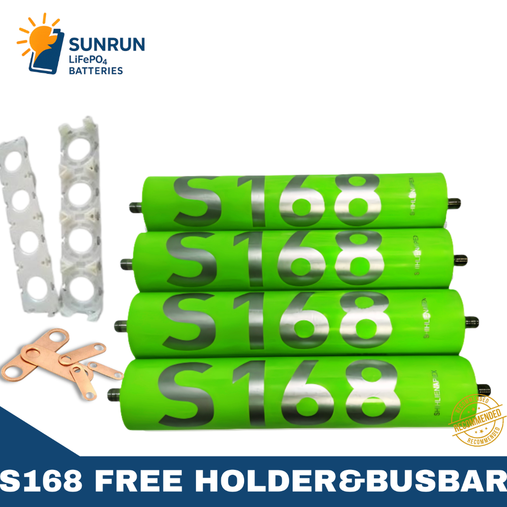 (FREE HOLDER&BUSBAR) 4PCS S168 43AH 55AH 60AH 70AH 3.2v S LITHIUM ION ...