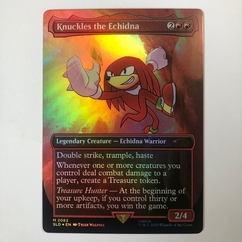 Playtest Card - Knuckles the Echidna (SLD) Foil | Shopee Philippines
