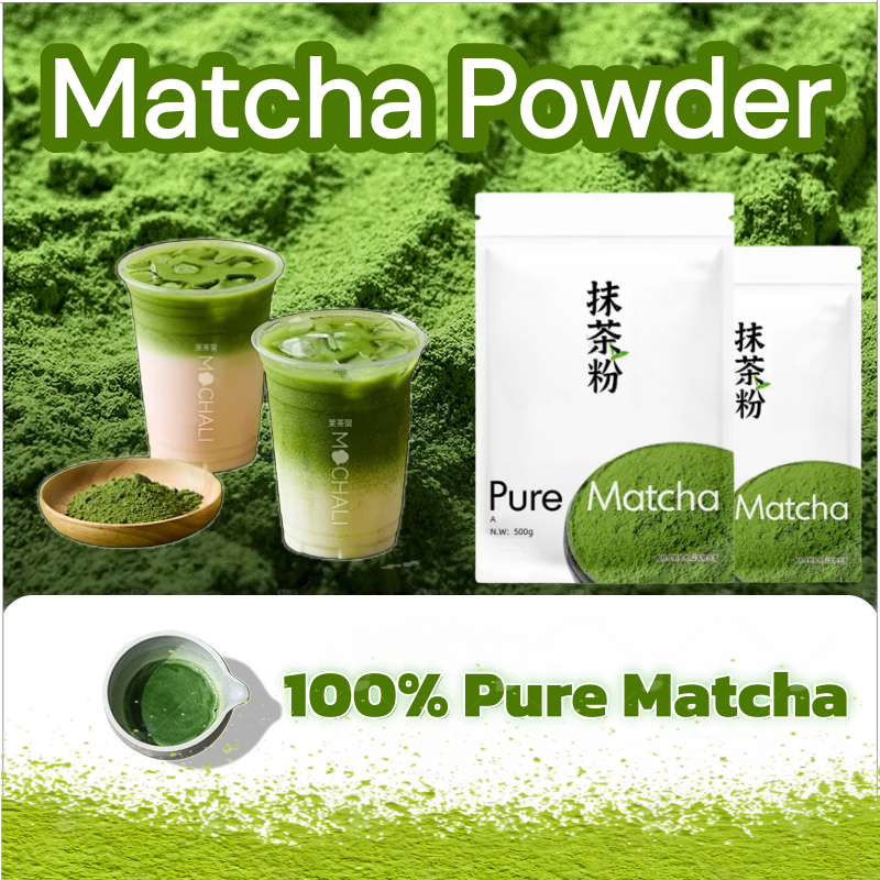 Matcha Powder 【100g/500g】【Culinary Grade】 Pure Unsweetened/0 Additives ...
