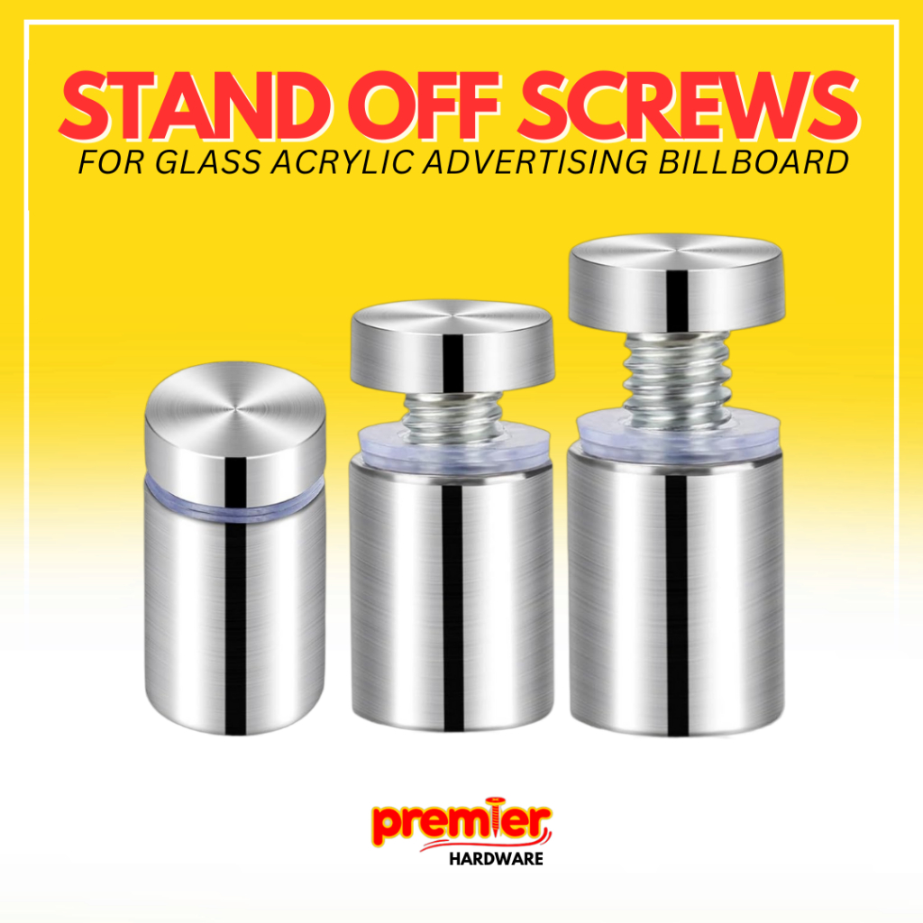 Stainless Stand Off Bolt Mount Sign Acrylic Signage Tox Screw Display ...