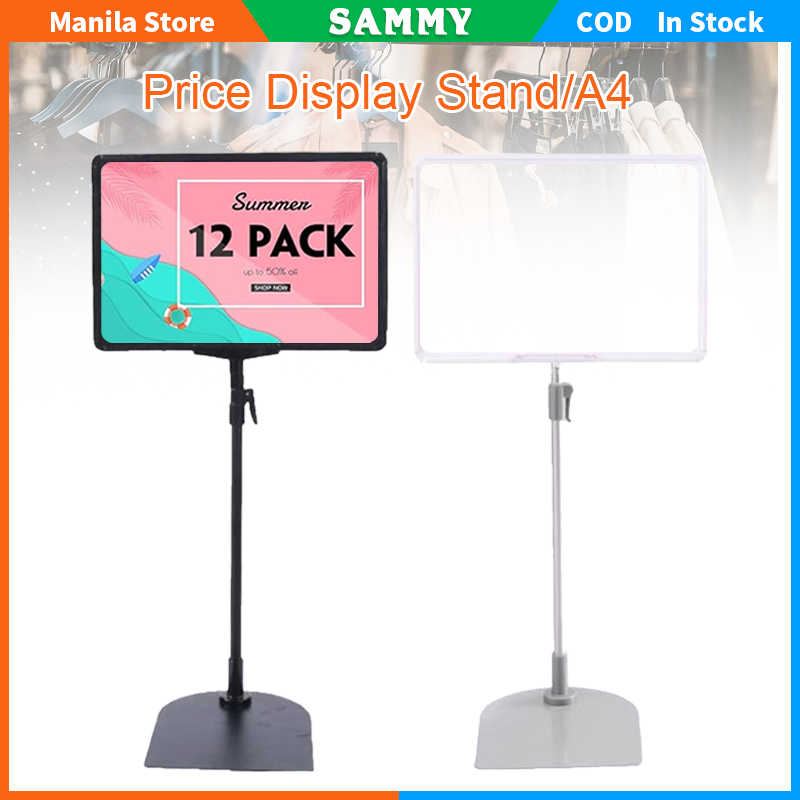 Adjustable Floor Standing Signage Stand A4 Sign Stand Sign Holder For ...