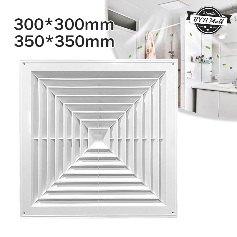 300*300 350*350MM Ceiling Diffuser Bathroom Exhaust Fan Cover Air ...