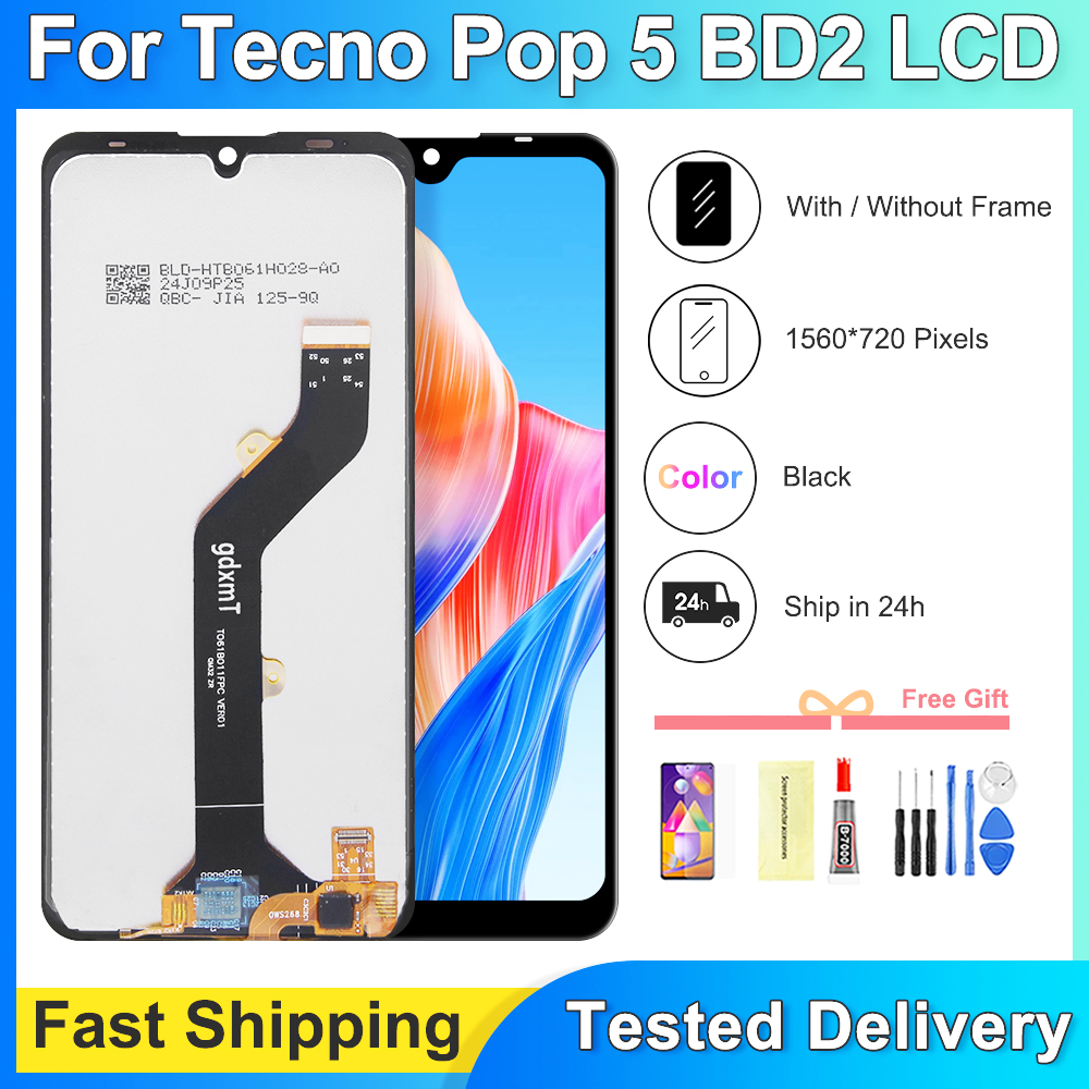 Original Display For Tecno POP 5 BD2 POP 5 LTE BD4 LCD Touch Screen ...