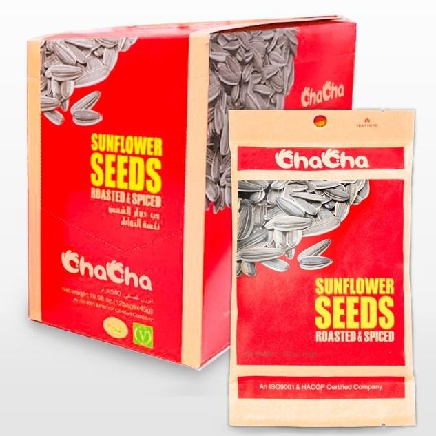 Chacha Sunflower Seeds Roasted Spiced 45g | Shopee Philippines