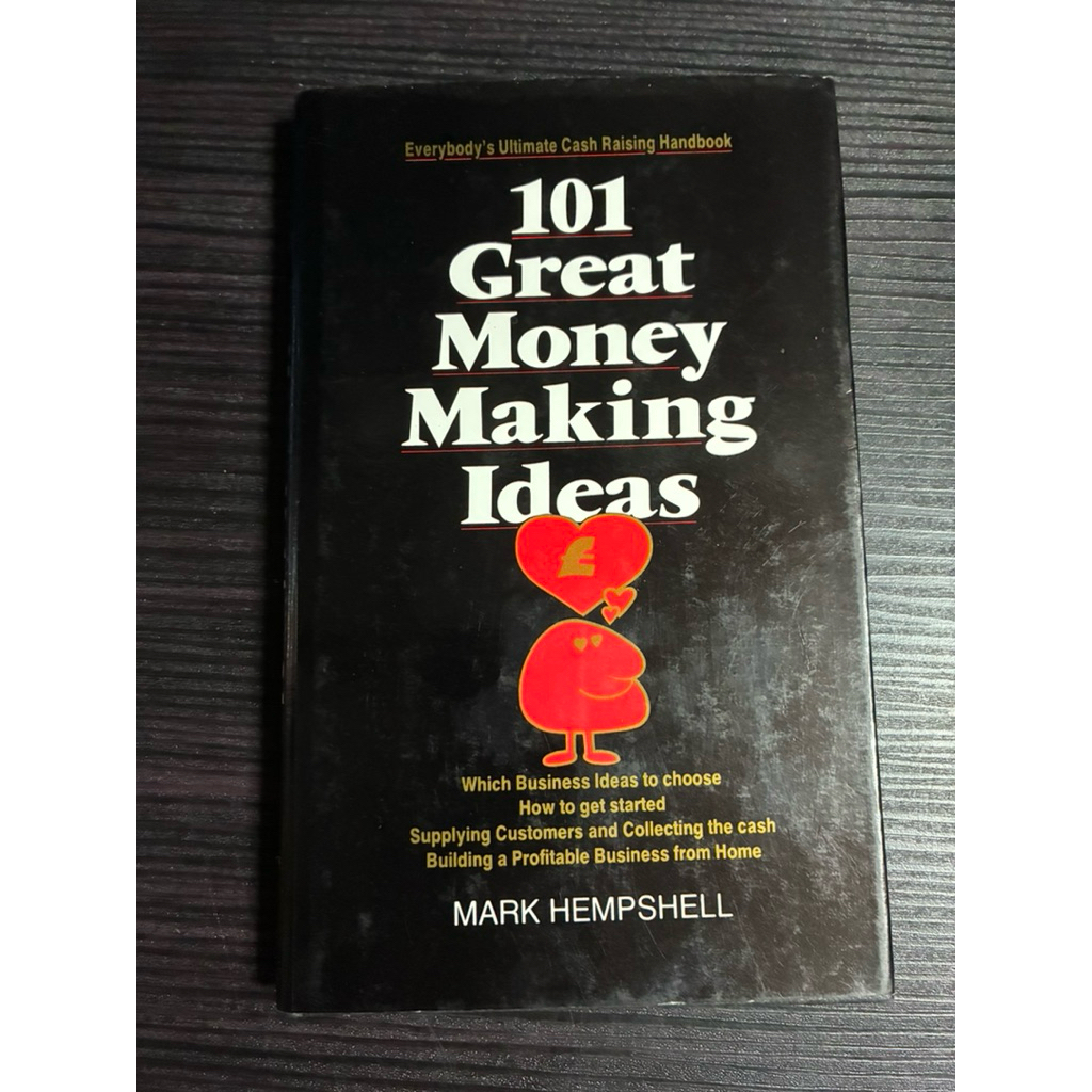 101 GREAT MONEY MAKING IDEAS by MARK HEMPSHELL (HARDCOVER) | Shopee ...