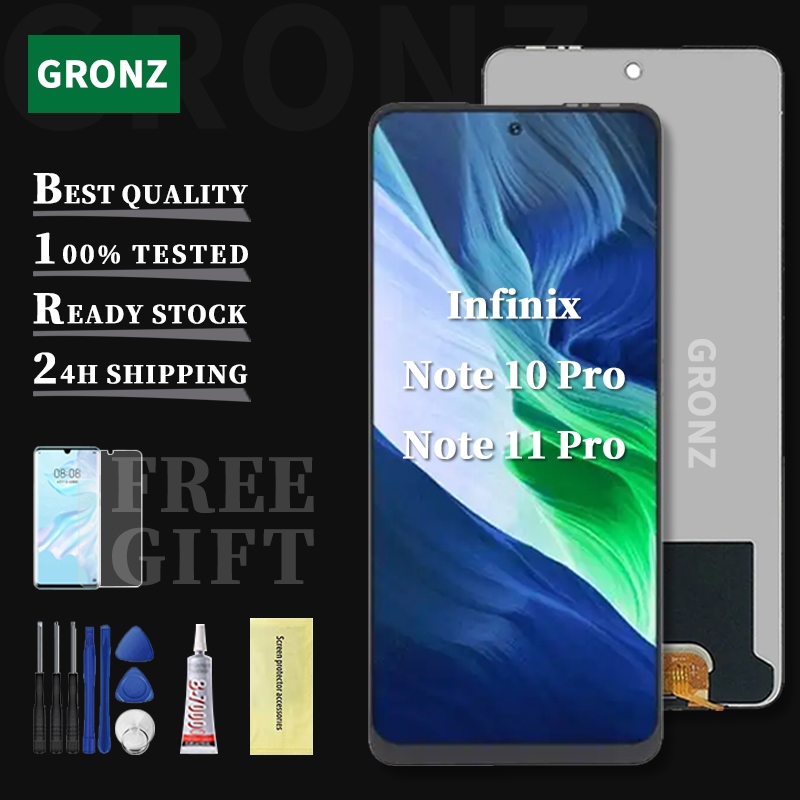 For Infinix Note 10 Pro X695 Note 11 Pro X697 LCD Screen Full Set ...