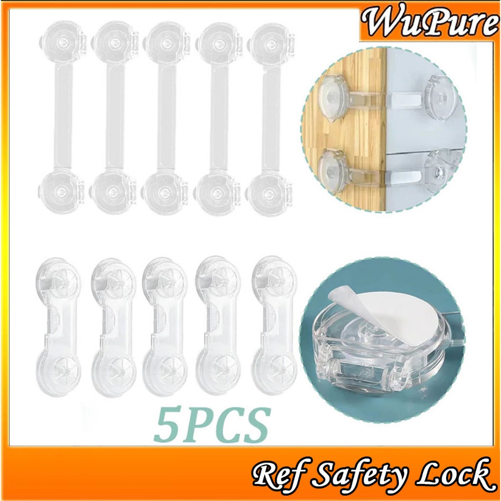 5PCS Child Proof Refrigerator Fridge Freezer Door Lock Plastic Baby ...