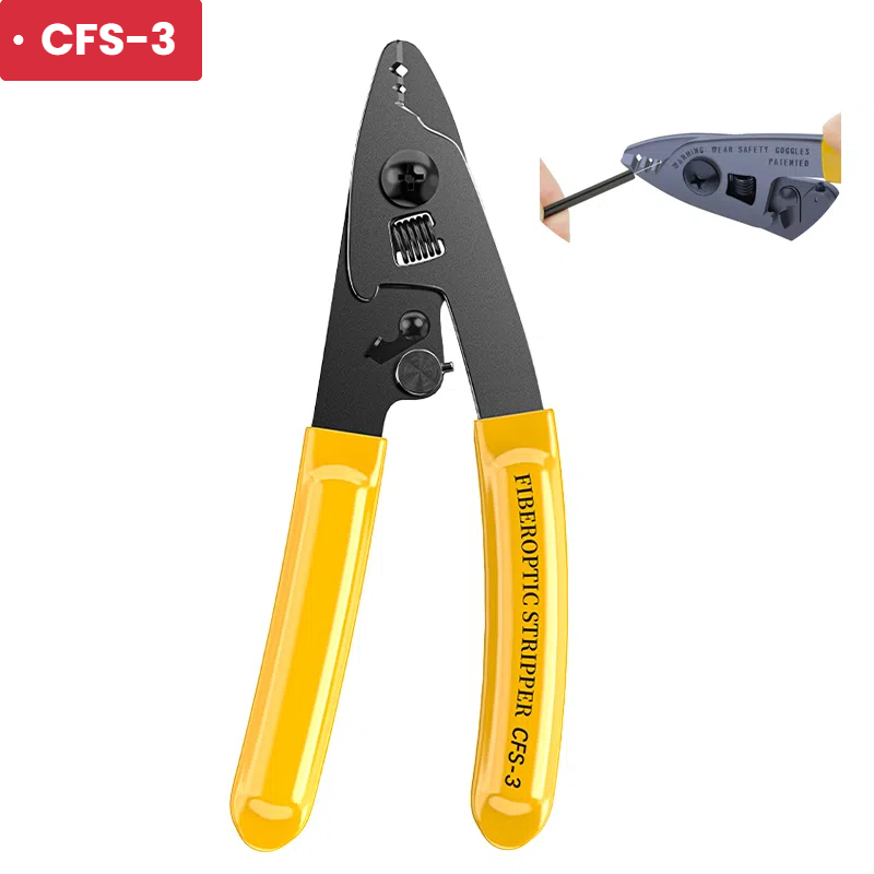 CFS-3 Three-port Fiber Optical Stripper Pliers for FTTH Tools Optical ...