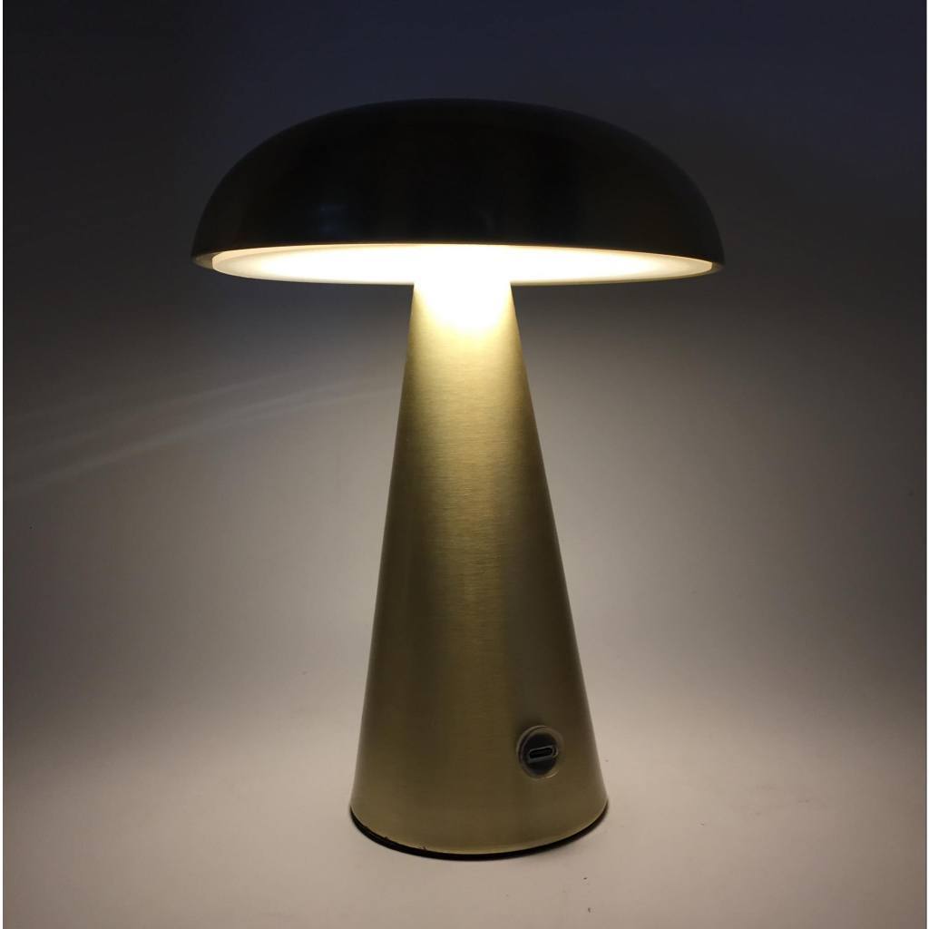 Anko Amiri Portable Rechargeable Lamp Metal Portable 3 Color LED Touch ...