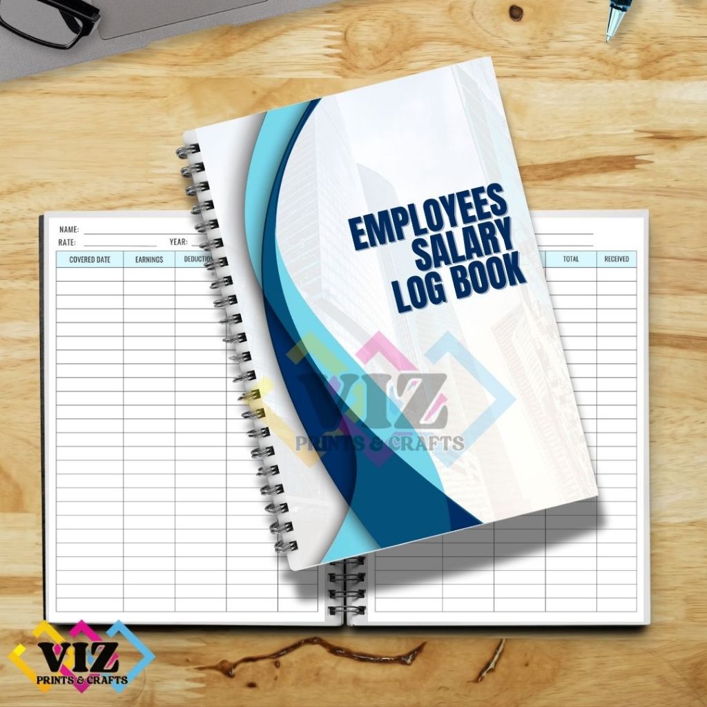 Employee's Salary Record Book / Tracker / Notebook / Journal / Logbook ...