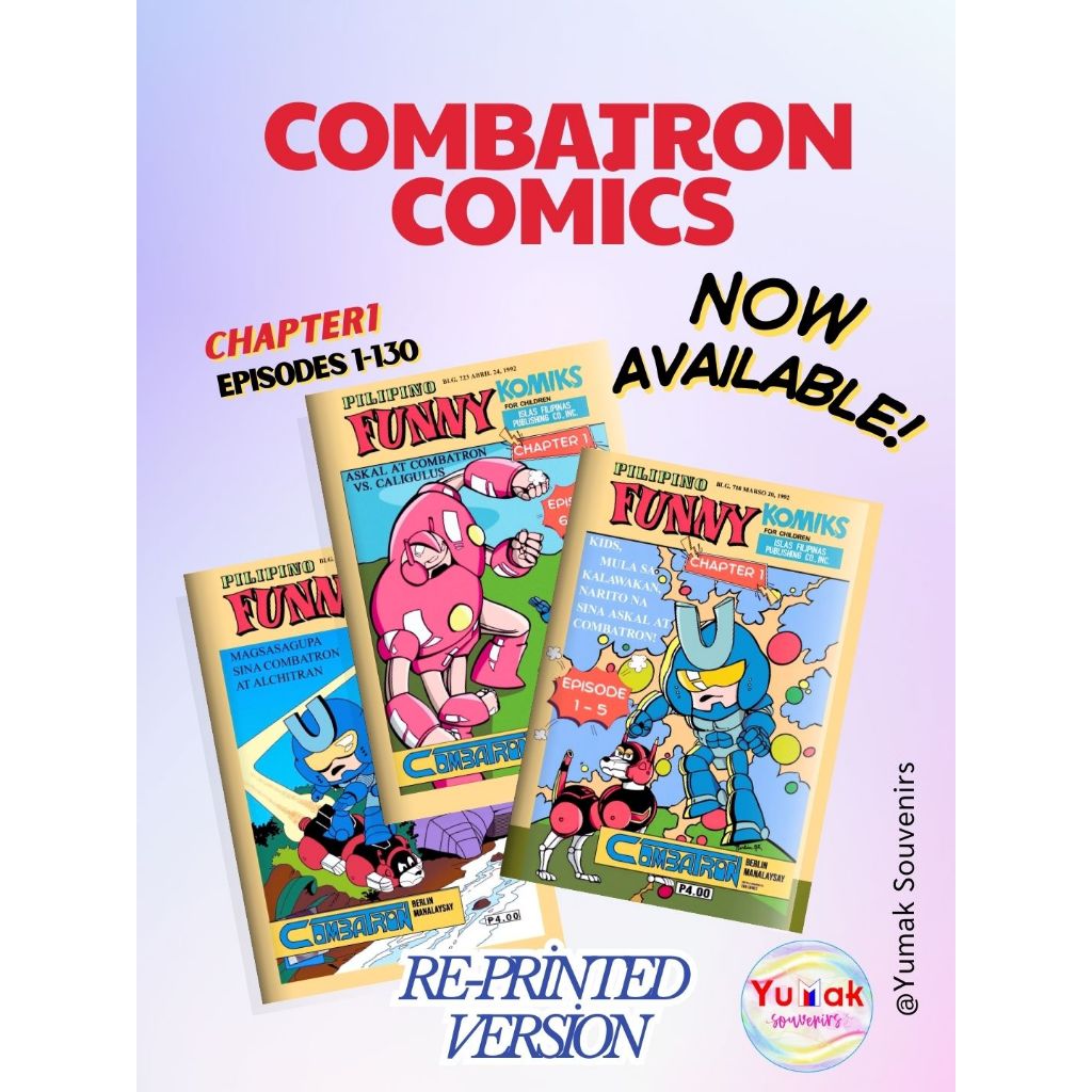 Combatron Comics Chapter 1 Re-printed Version | Shopee Philippines