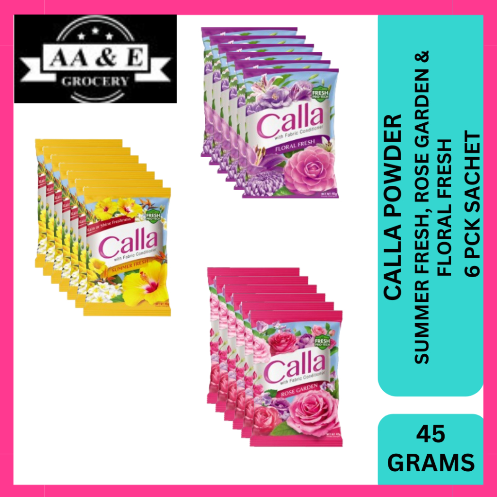 CALLA WASHING POWDER LAUNDRY DETERGENT FLORAL FRESH, ROSE GARDEN ...