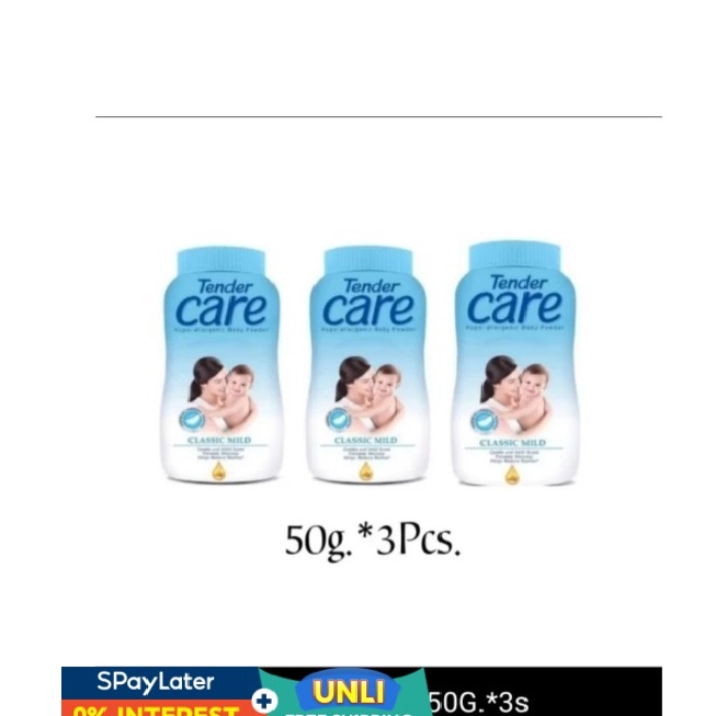 Tender Care powder ORIGINAL 3pcs | Shopee Philippines