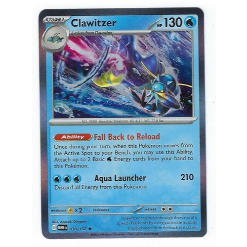 Pokemon TCG Clawitzer 038/132 Mega Evolution Base Set Rare | Shopee ...