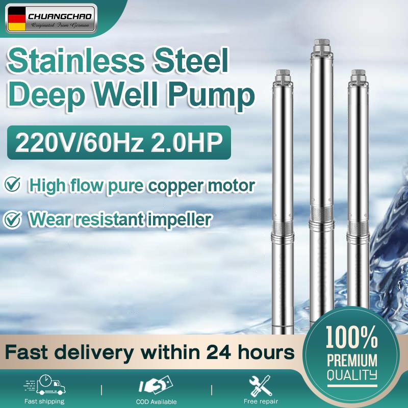 New 2Inch Submersible Pump 0.5/1HP Water Pump Deep Well 220V 60Hz 180ft ...