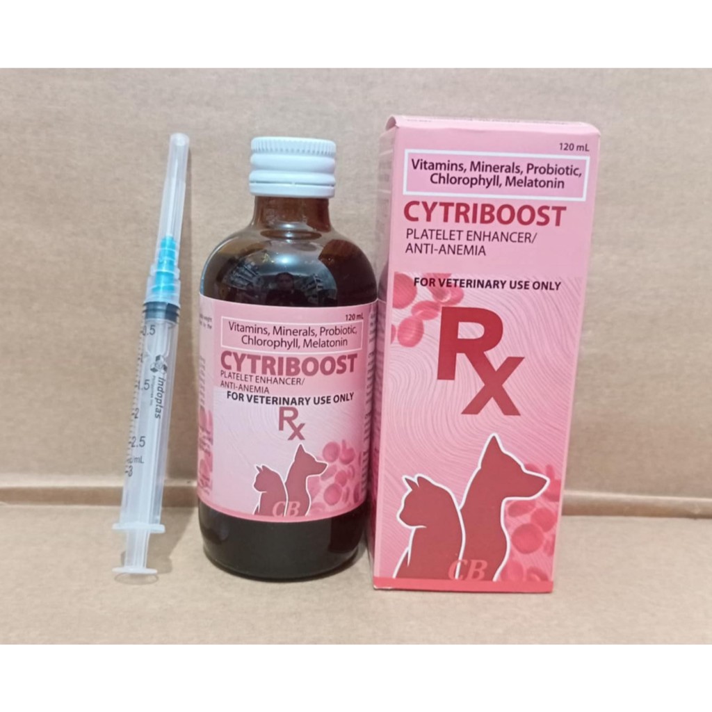 Cytriboost Platelet Enhancer/ Anti-Anemia 120ml with Free Syringe ...