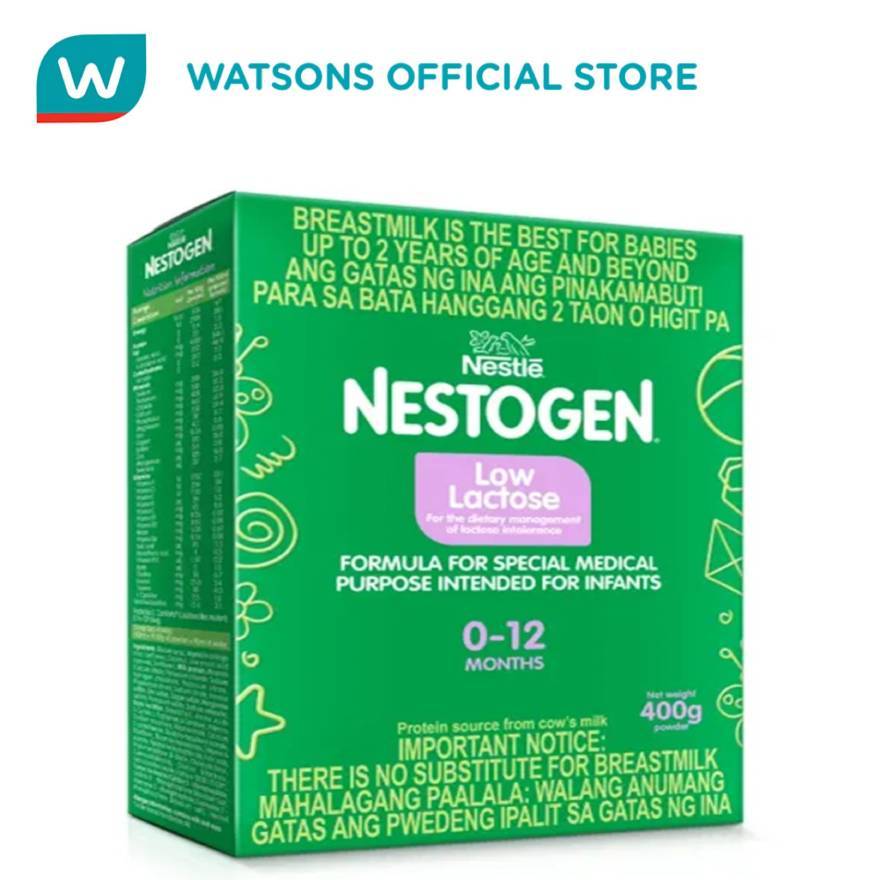 NESTOGEN Low Lactose 0-12 Months 400g | Shopee Philippines