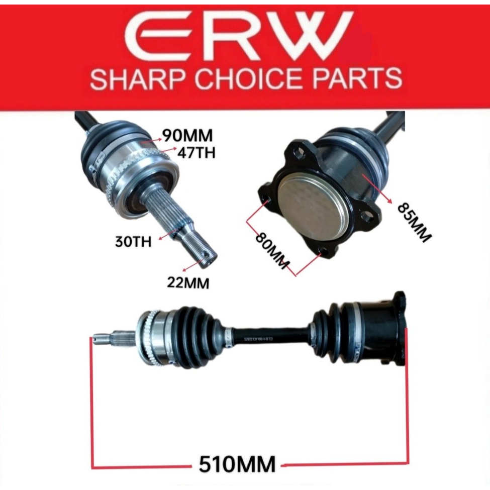 DRIVE SHAFT ASSEMBLY for MITSUBISHI TRITON L200 '07-16 RIGHT ...