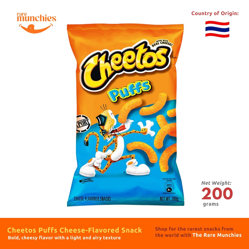 Cheetos Puffs Cheese-Flavored Snack 200g – Crunchy Cheese Snack from ...