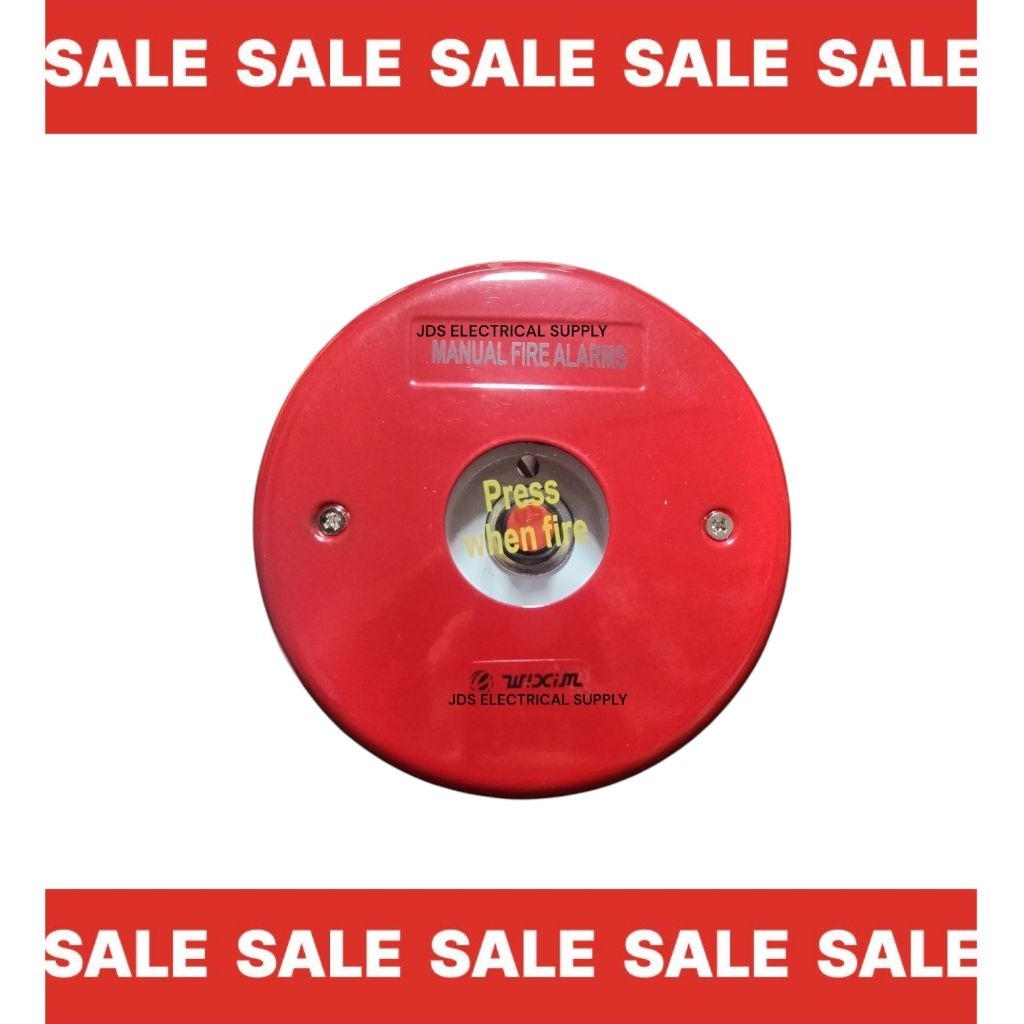 Round Electric Fire Alarm Switches Metal | Shopee Philippines