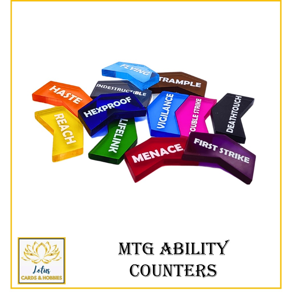Magic the Gathering | Keyword and Ability Counters (1 Set) | Shopee ...