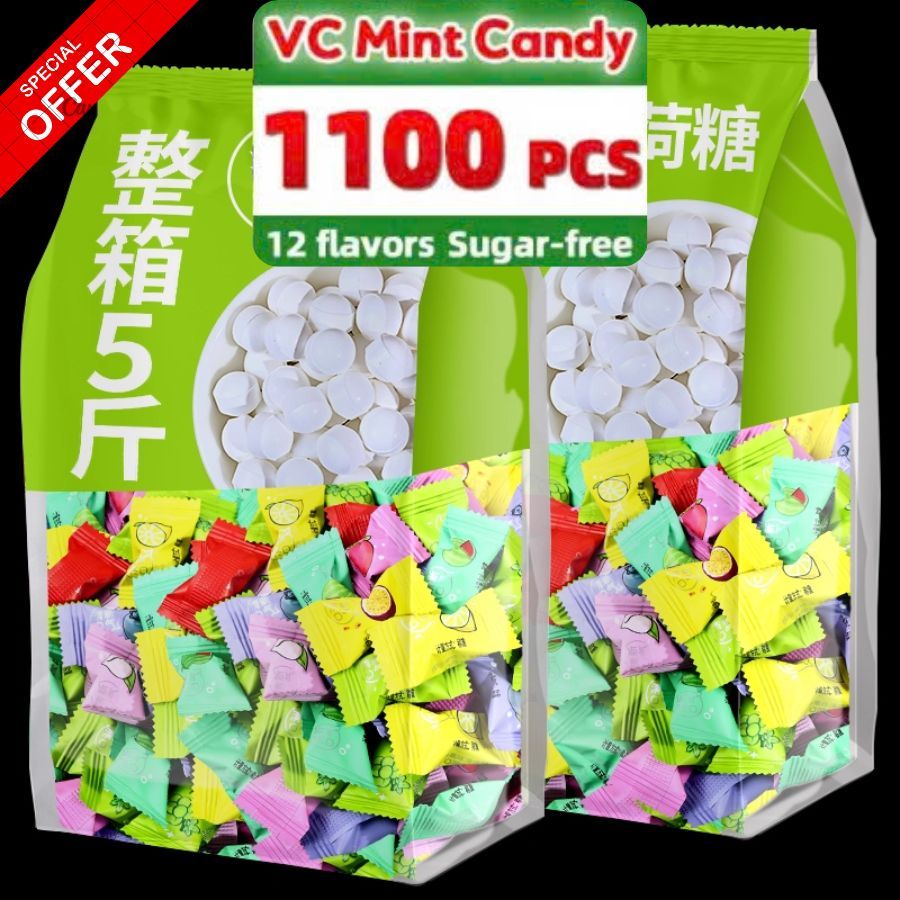 BUY 1 FREE 1 - Mint Candy Sugar Free Assorted Fruit ,Kisses,Fresh ...