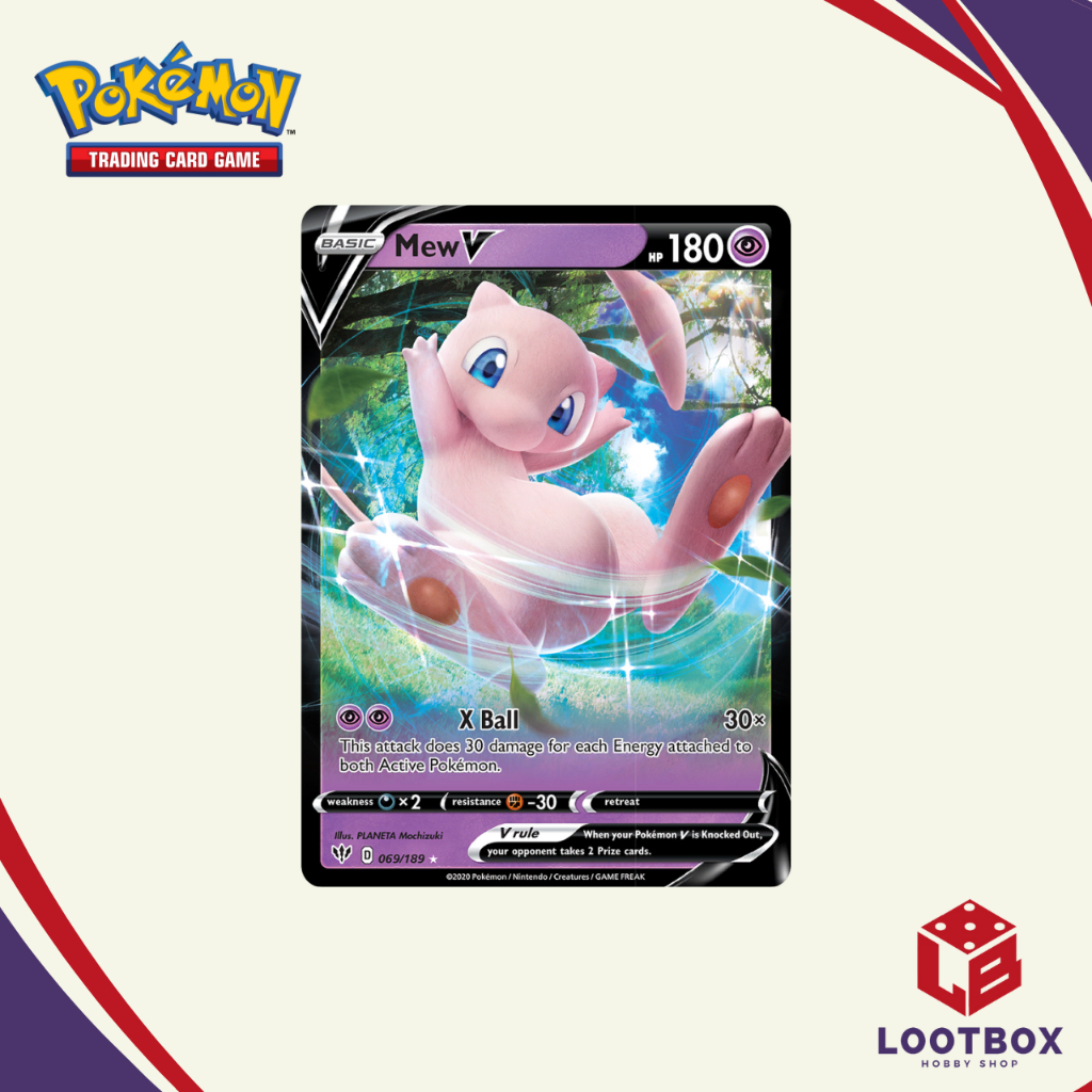 Pokemon Card Game: Mew V (Ultra Rare) - Darkness Ablaze | Shopee ...