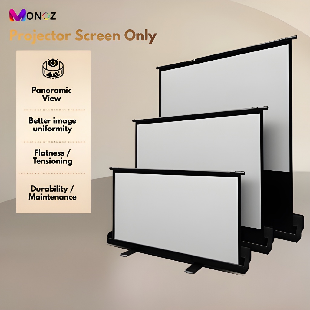 Projection Screen 30/133 inch 16:9 HD Foldable Portable Movies Screen ...