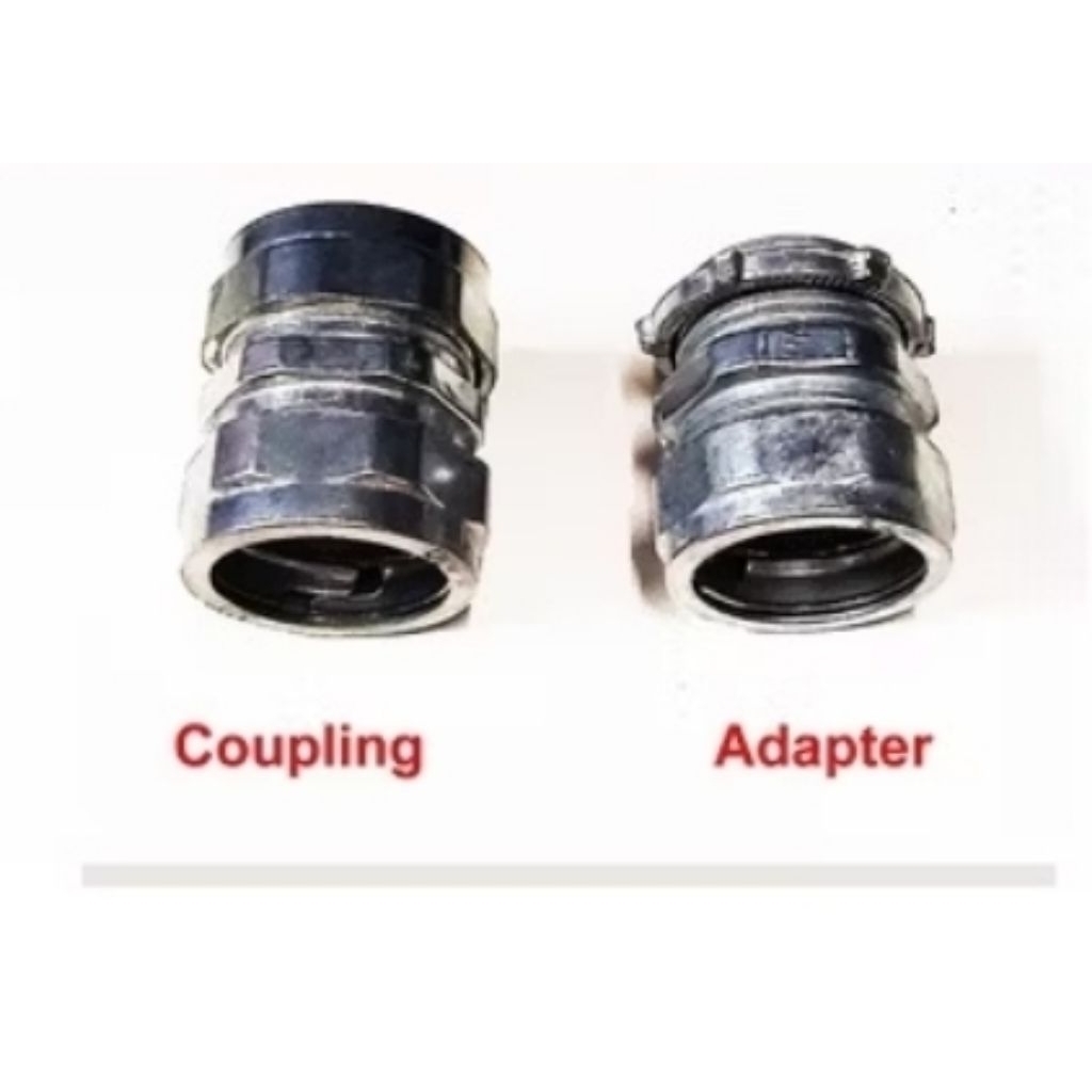 (PER PIECE) EMT Compression Type Conduit Fittings Coupling Adapters ...